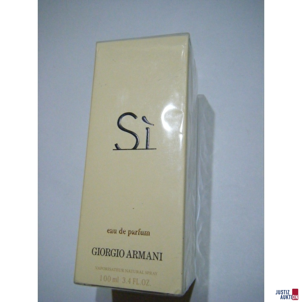 GIORGIO ARMANI Si 100ml &&179884& | Justiz-Auktion